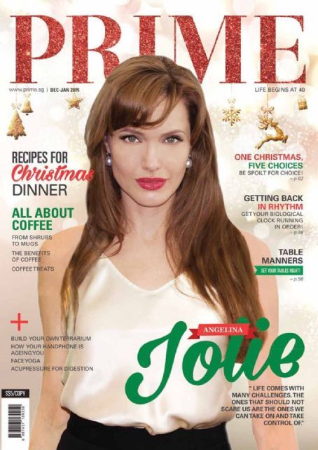 Angelina Jolie Prime Magazine Pictorial Singapore January 2016
