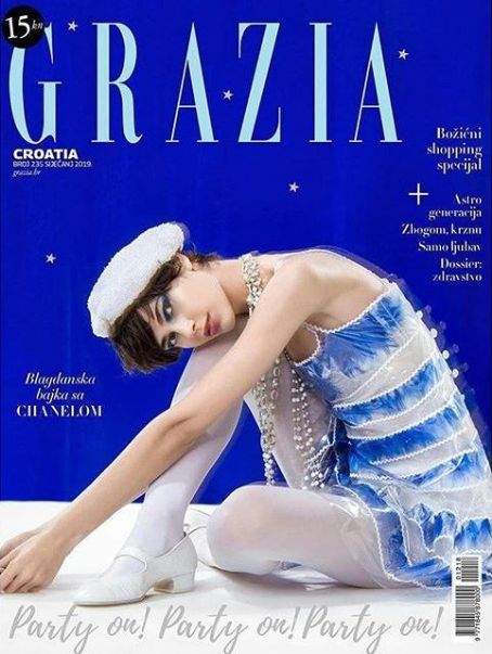 Amra Cerkezovic Grazia Magazine January 2019 Cover Photo Croatia