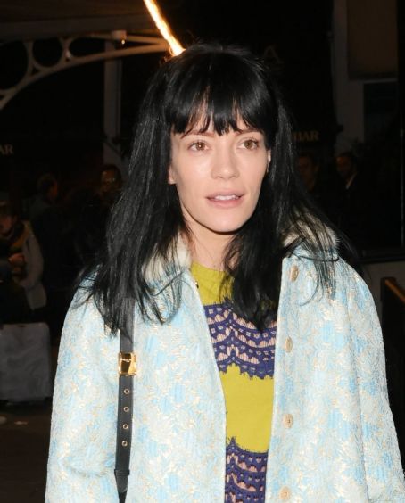 Lily Allen Seen At 2 22a Ghost Story Theatre Production In London
