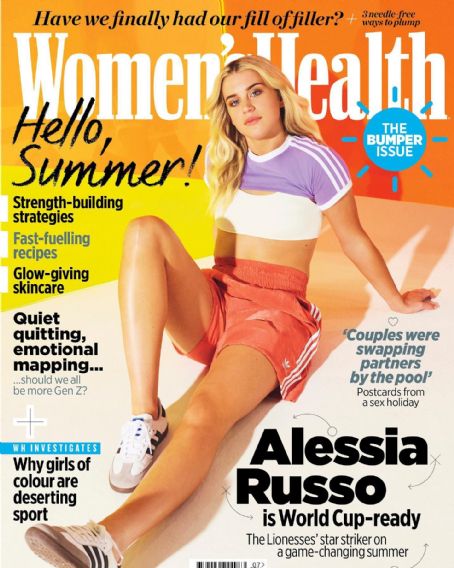 Alessia Russo Womens Health Magazine July 2023 Cover Photo United Kingdom
