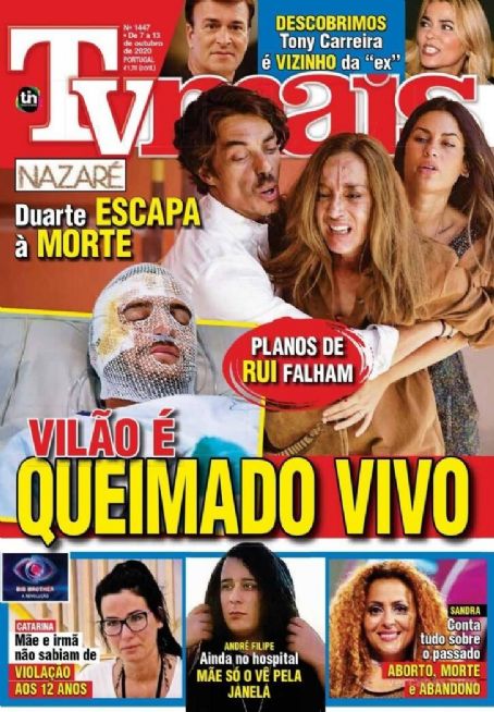 José Mata Carolina Loureiro Nazaré Tv Mais Magazine 07 October 2020 Cover Photo Portugal